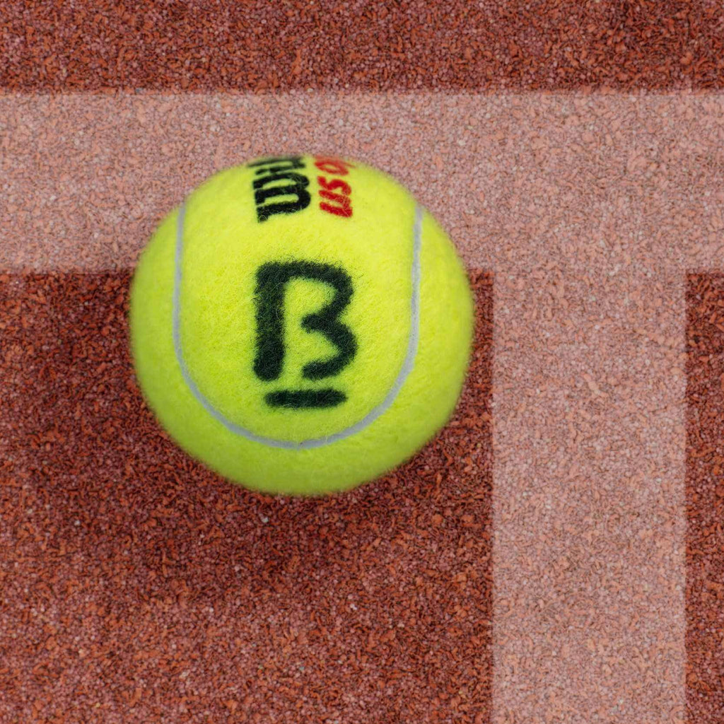B is for Ball stencil for BallTrace Tennis Ball Marker